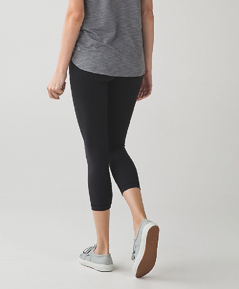 lululemon Wunder Under Crop III Yoga Pants (Black, 2)