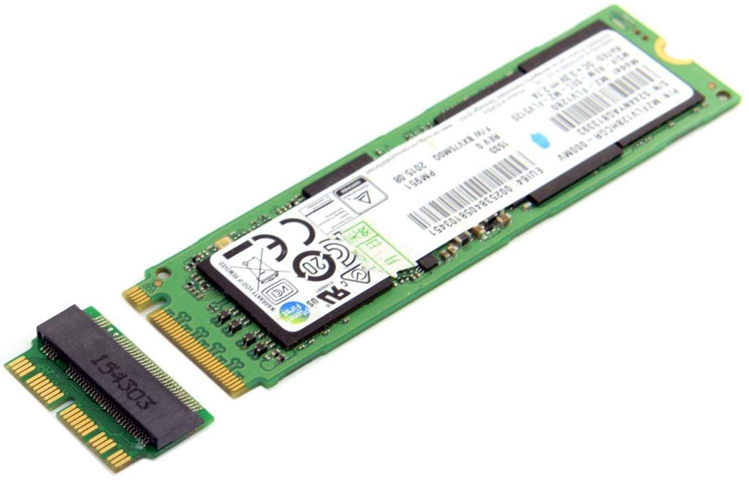 LWS M.2 NVME SSD Convert for MacBook Air Pro Retina Mid 2013 2014 2015 2016 2017, NVME/AHCI SSD Upgraded Kit for A1465 A1466 A1398 A1502.(Two PCS)