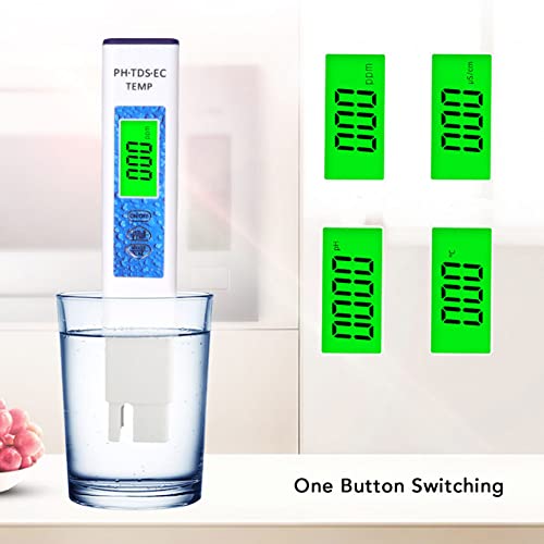 TDS Meter, Digital Display Water Quality Meter Wide Test Range High Accuracy for Aquarium