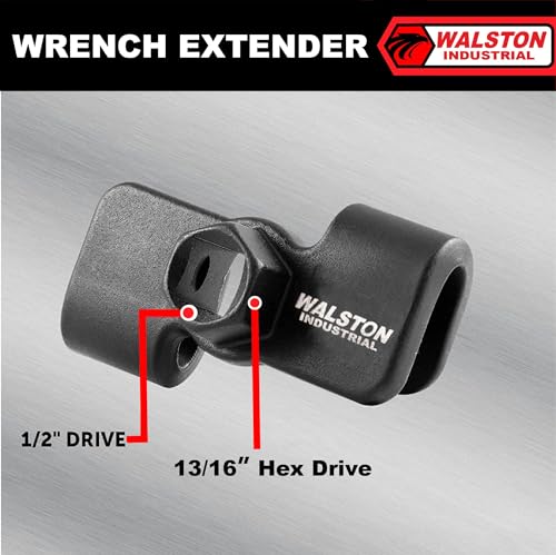 Walston Industrial GH100-701 Universal Wrench Extender Adapter Swench Wrench 1/2 Inch Breaker Bar Wrench Extender Mechanics Tool