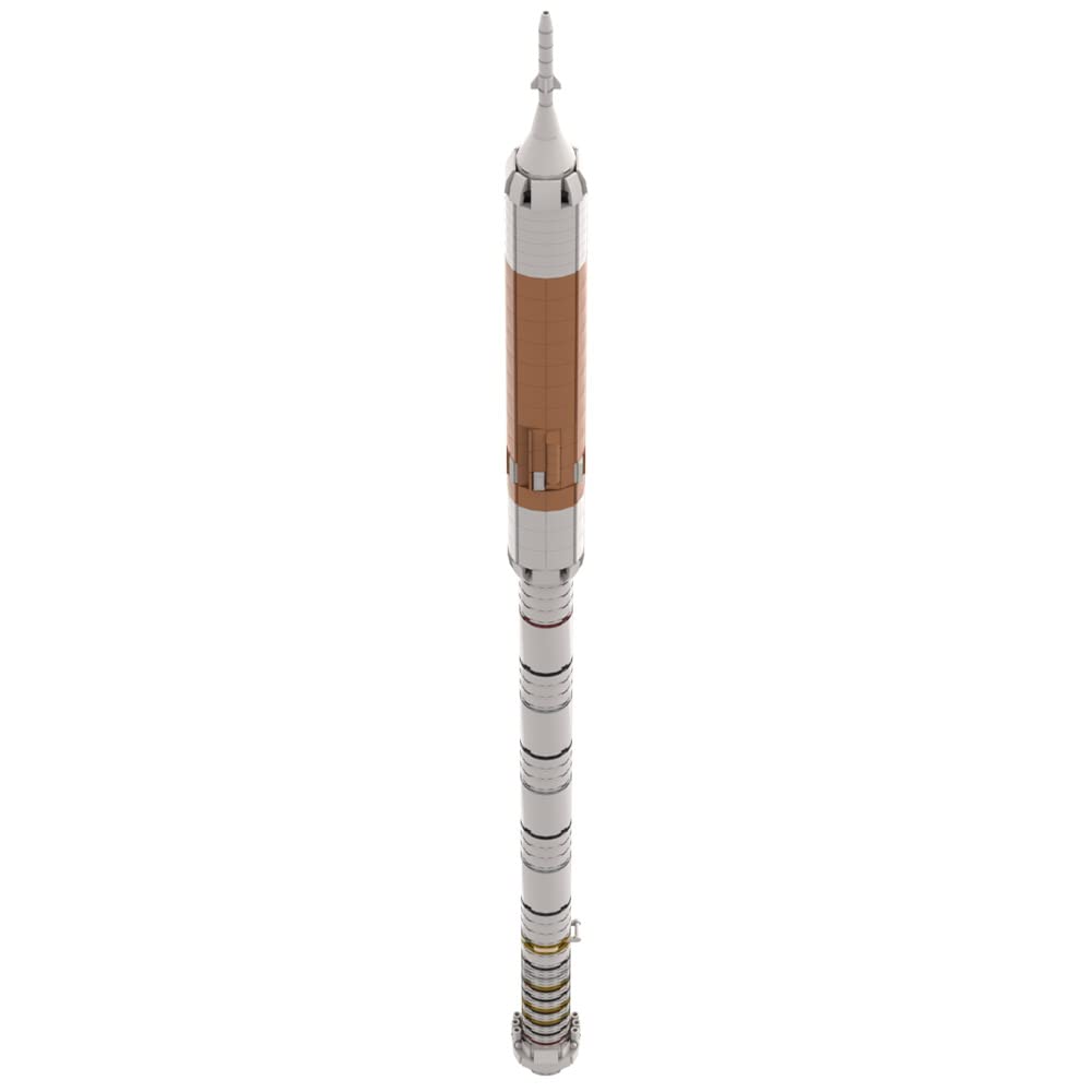 SLS Ares I Rocket Building Kit, Crew Launch Vehicle Ares I Building Set, Constellation Program Ares I Model Building Blocks Set, Outer Space Rocket for Kids Adults, NASA-Inspired Space Toy (516 PCS)