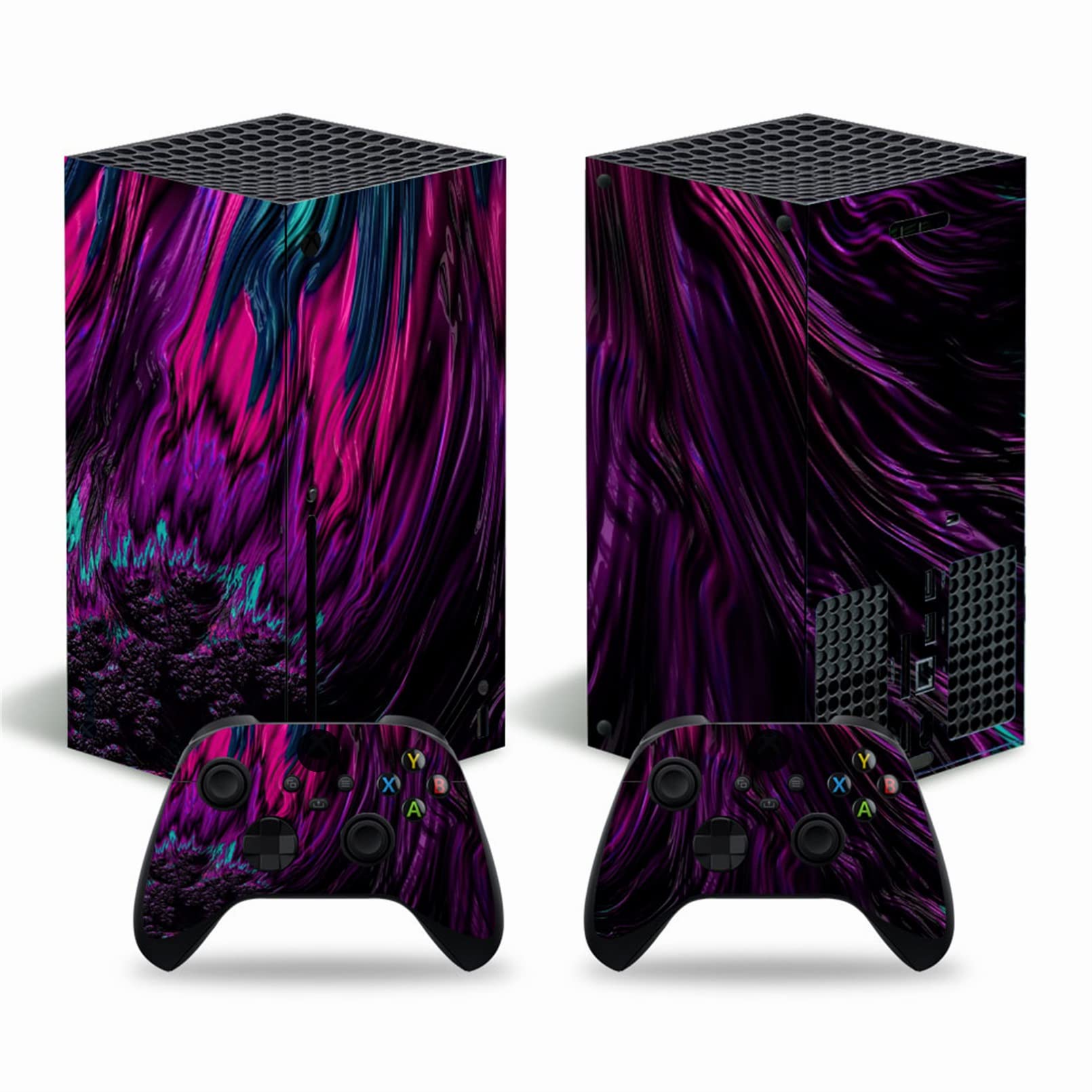 Top factory Skin Decal Protective Vinyl Skin Decal Cover for Series X Console Skins Wrap Sticker with Two Free Wireless Controller Decals 82640 Decal