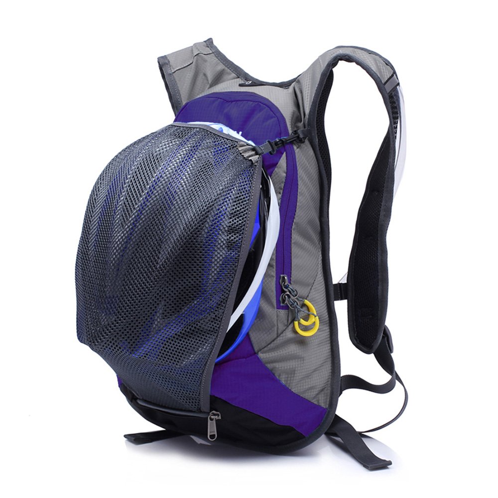 LIXADA Bike Backpack,15L Bicycle Shoulder Backpack Waterproof Breathable Rucksack with Rain Cover
