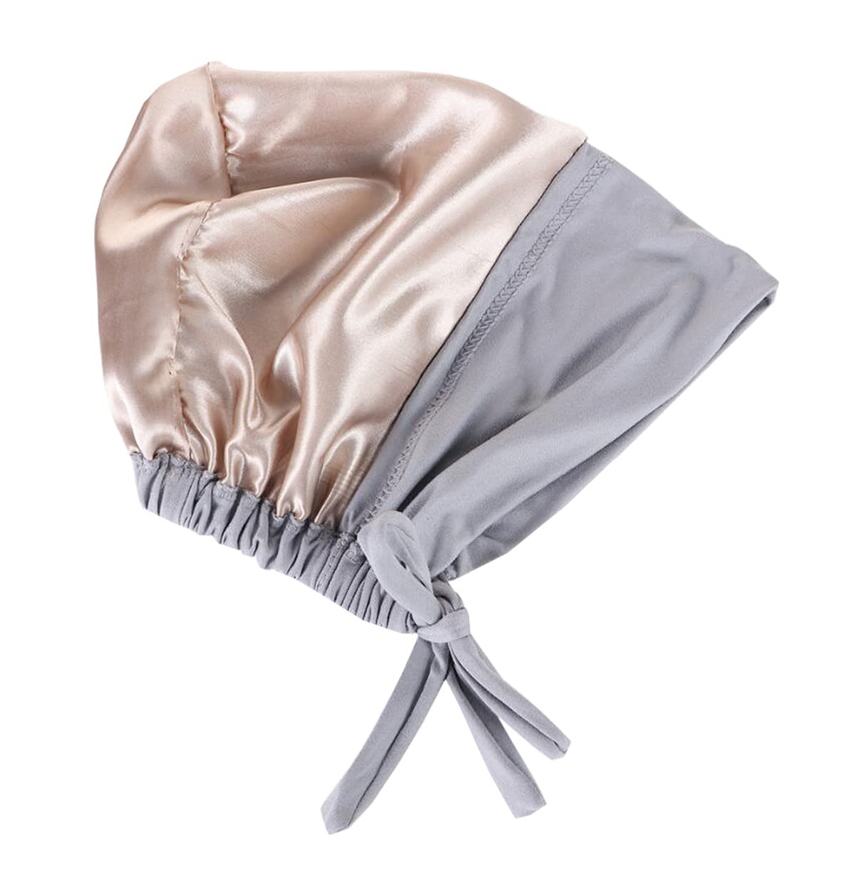 Lucky staryuan ® 3Pack Soft Muslim Turban Hat Inner Hijab Caps Underscarf Bonnet Hat Headwear for Cancer (White Black Grey)