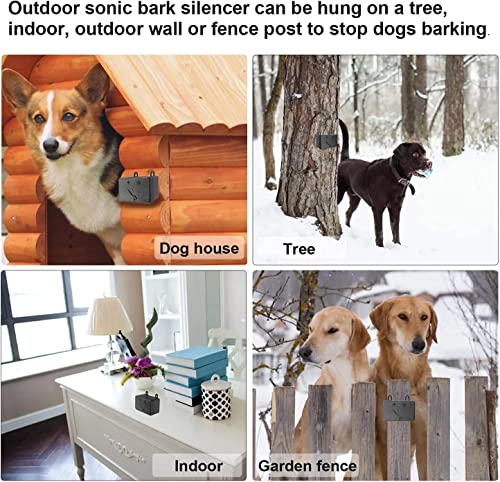 ZNFSZ Anti Barking Control Device,2023 New Ultrasonic Dog Bark Deterrent,Upgrade Mini Sonic Anti bark Repellent 50 FT Range,Ultrasound Silencer No Bark Training Control Device Security for Dogs