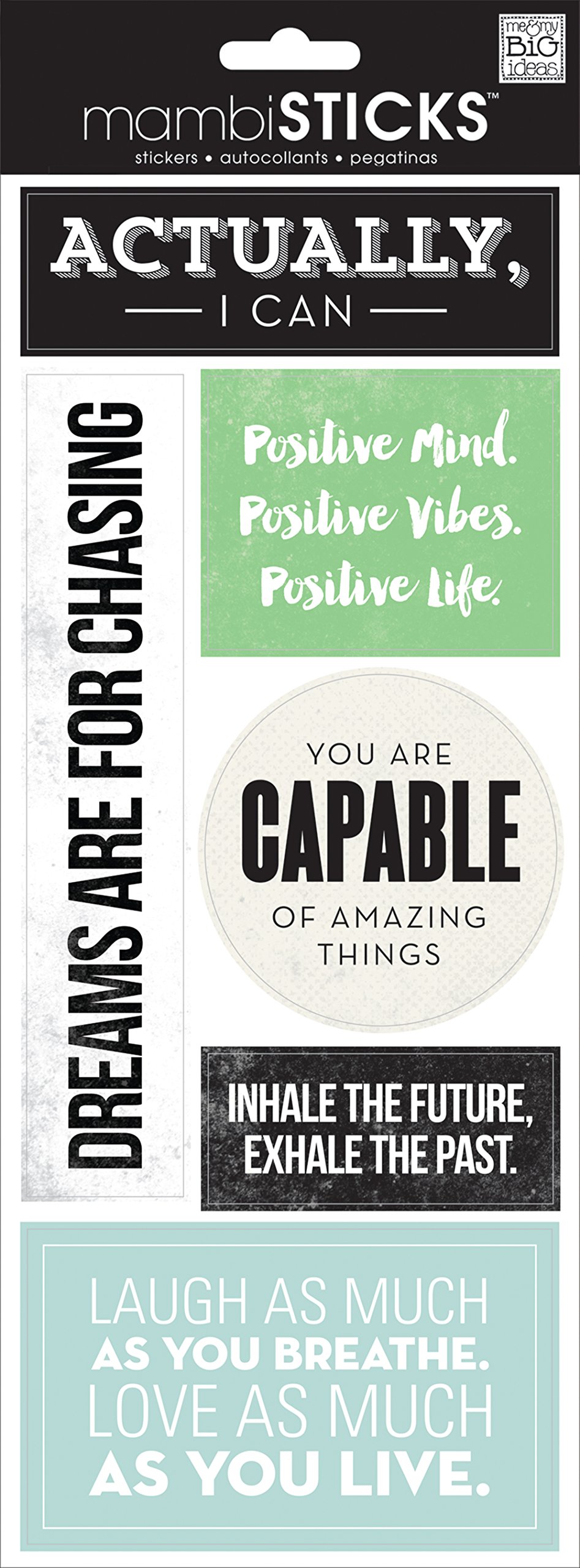 me & my BIG ideas Actually I Can Sticker