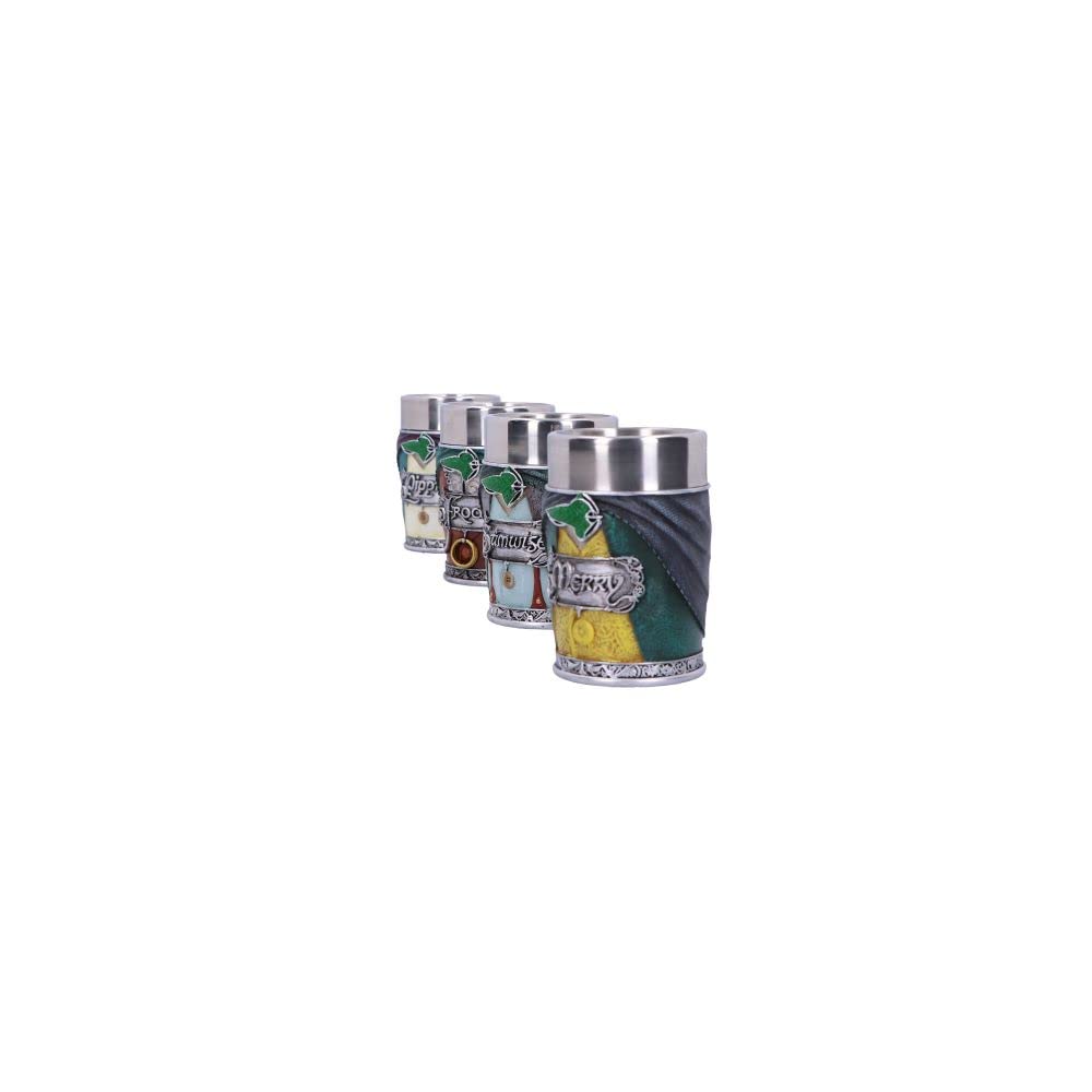 Nemesis Now Officially Licensed Lord of The Rings Hobbit Shot Glass Set, Multi Coloured, 0cm, B5892V2