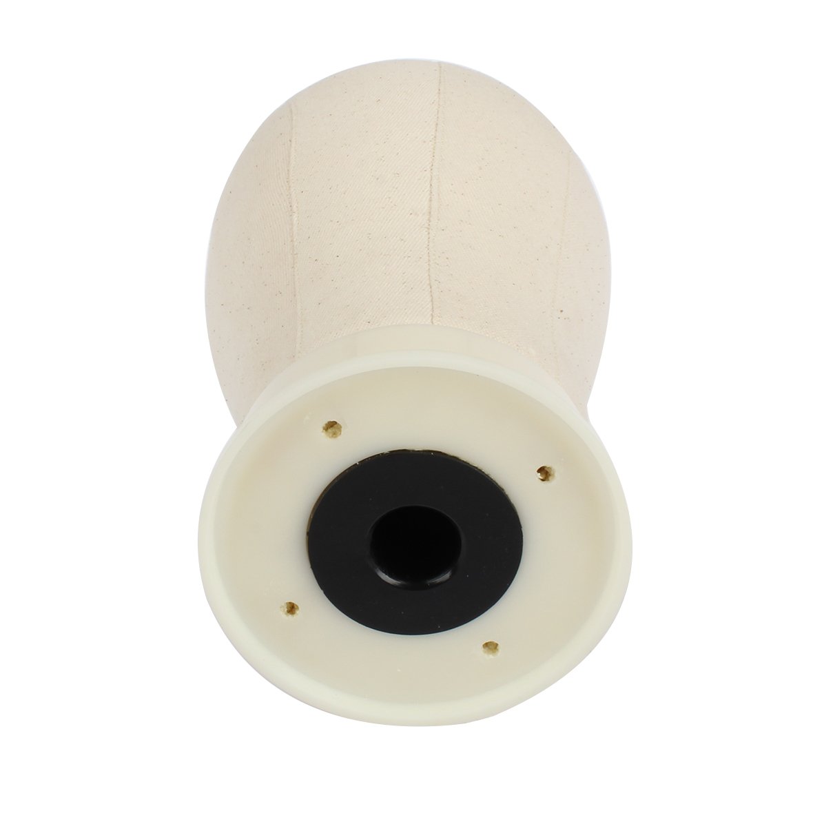 Leeven 21"-24" Canvas Wig Head Poly Manikin Head for Making Wigs Professional Mannequin Head with 20 Pcs T Pins and Clamp Stand 23 Inch