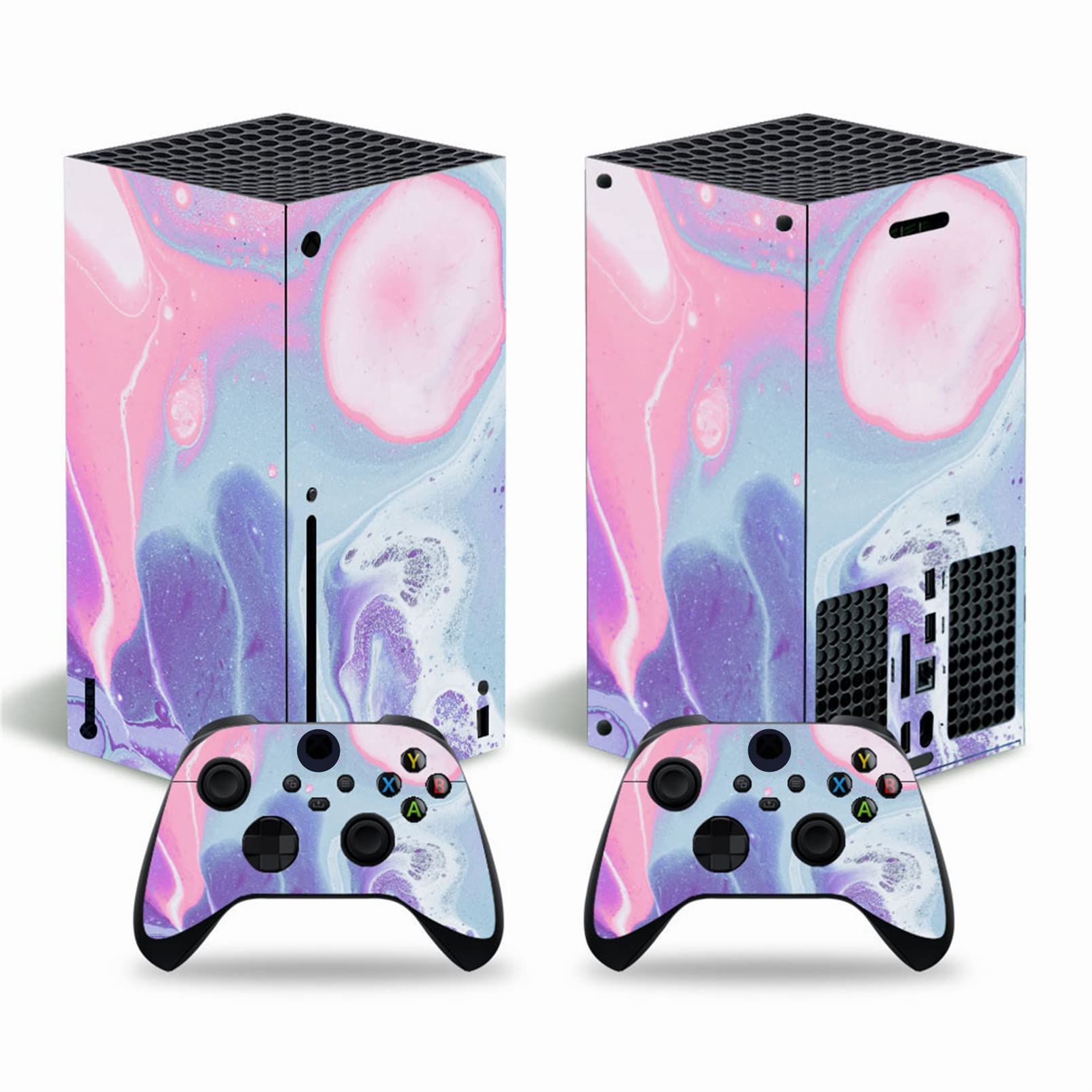 Top factory Skin Decal Protective Vinyl Skin Decal Cover for Series X Console Skins Wrap Sticker with Two Free Wireless Controller Decals 56331 Decal