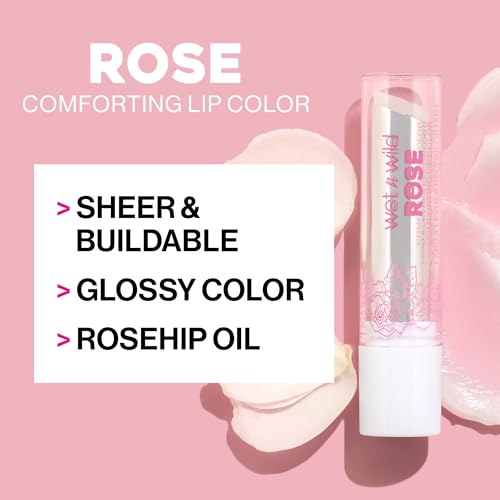 wet n wild Rose Comforting Glossy Natural Lipstick So Much Shine
