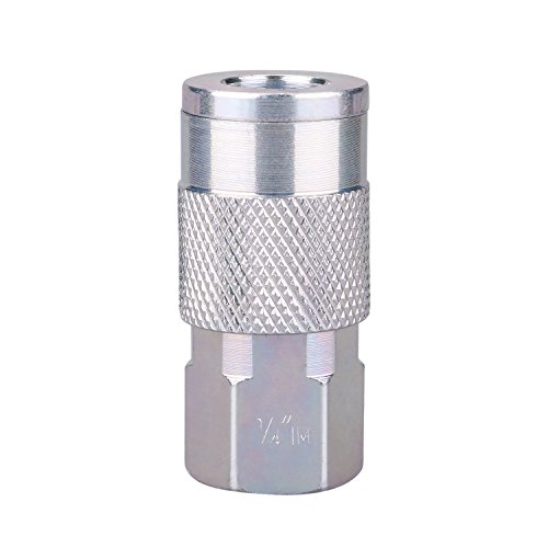 WYNNsky Air Compressor Accessories Fittings, 1/4''NPT Quick Connect Air Coupler and Plug Kit, I/M Type, 14 Pieces Air Tools Fittings Set