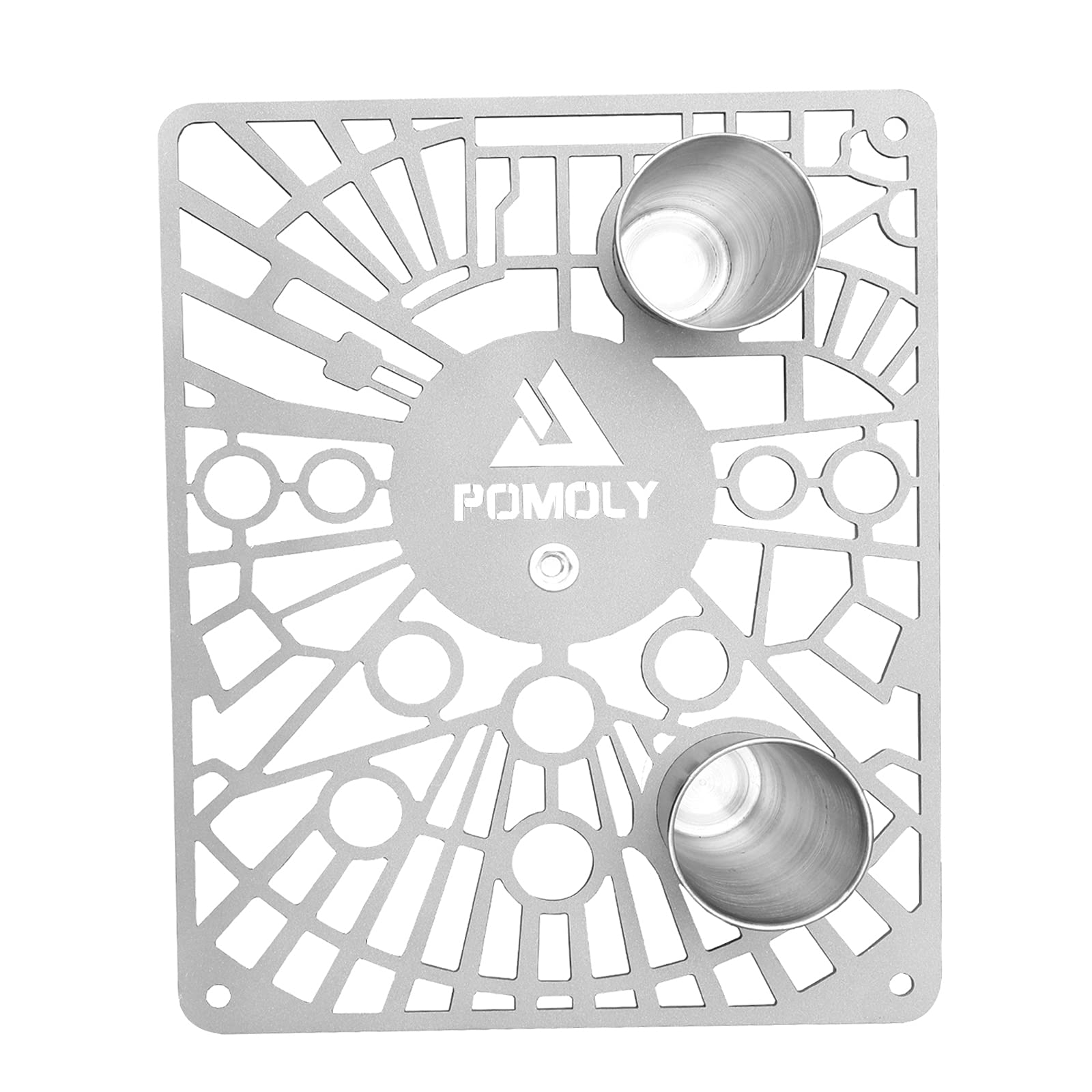 POMOLY G2 Table Titanium Ultralight Folding Gimbal Desk for Solo Camping Fishing Outdoor