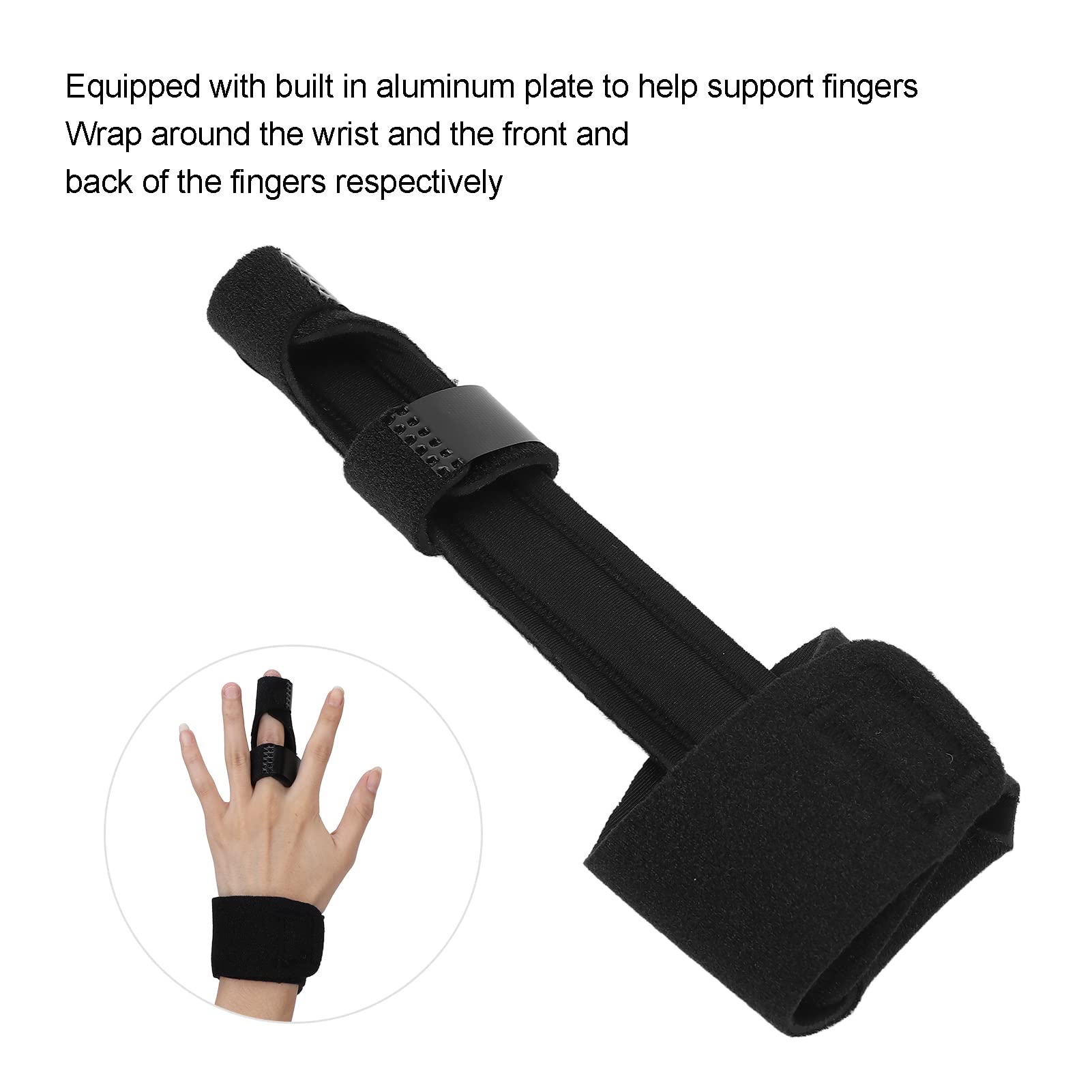 Metacarpal Support Braces, OK Cloth Finger Splint for Injuries Arthritis for Sprains Mallet Injury for Men and Women