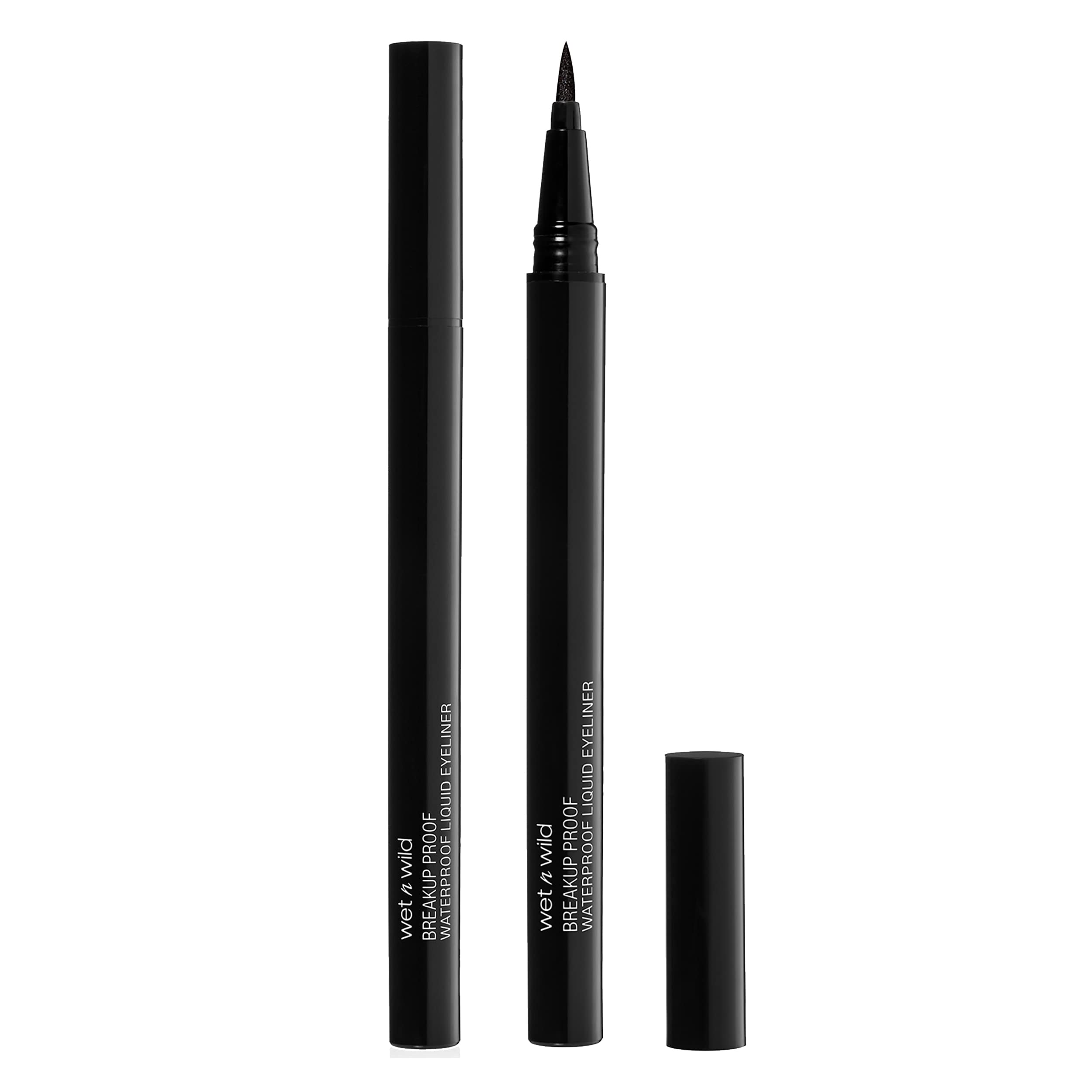 wet n wild Mega Last Breakup Proof Liquid Eyeliner Bundle - Quick Drying, Smudge-Resistant, 16-Hour Wear - Cruelty-Free & Vegan - Black