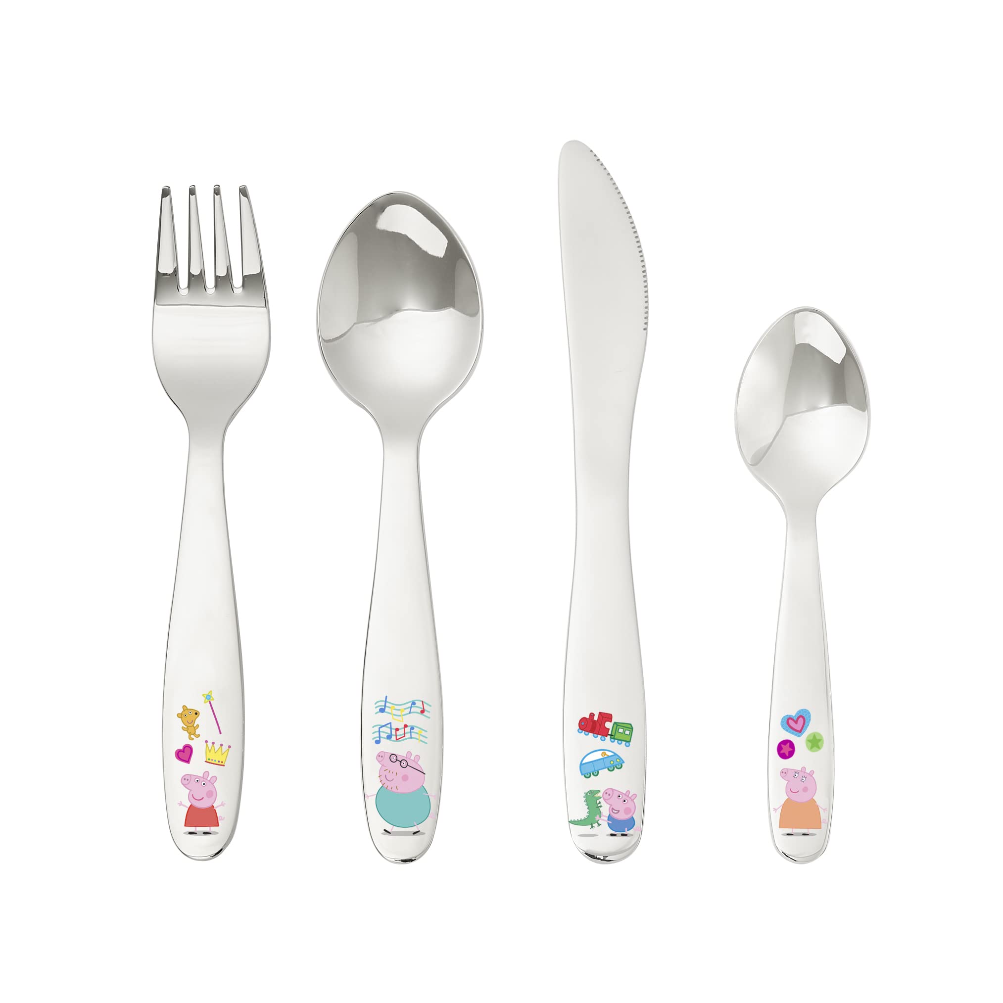 Peppa Pig X bamboo bamboo ® (Peppa 4 Piece Cutlery Set)
