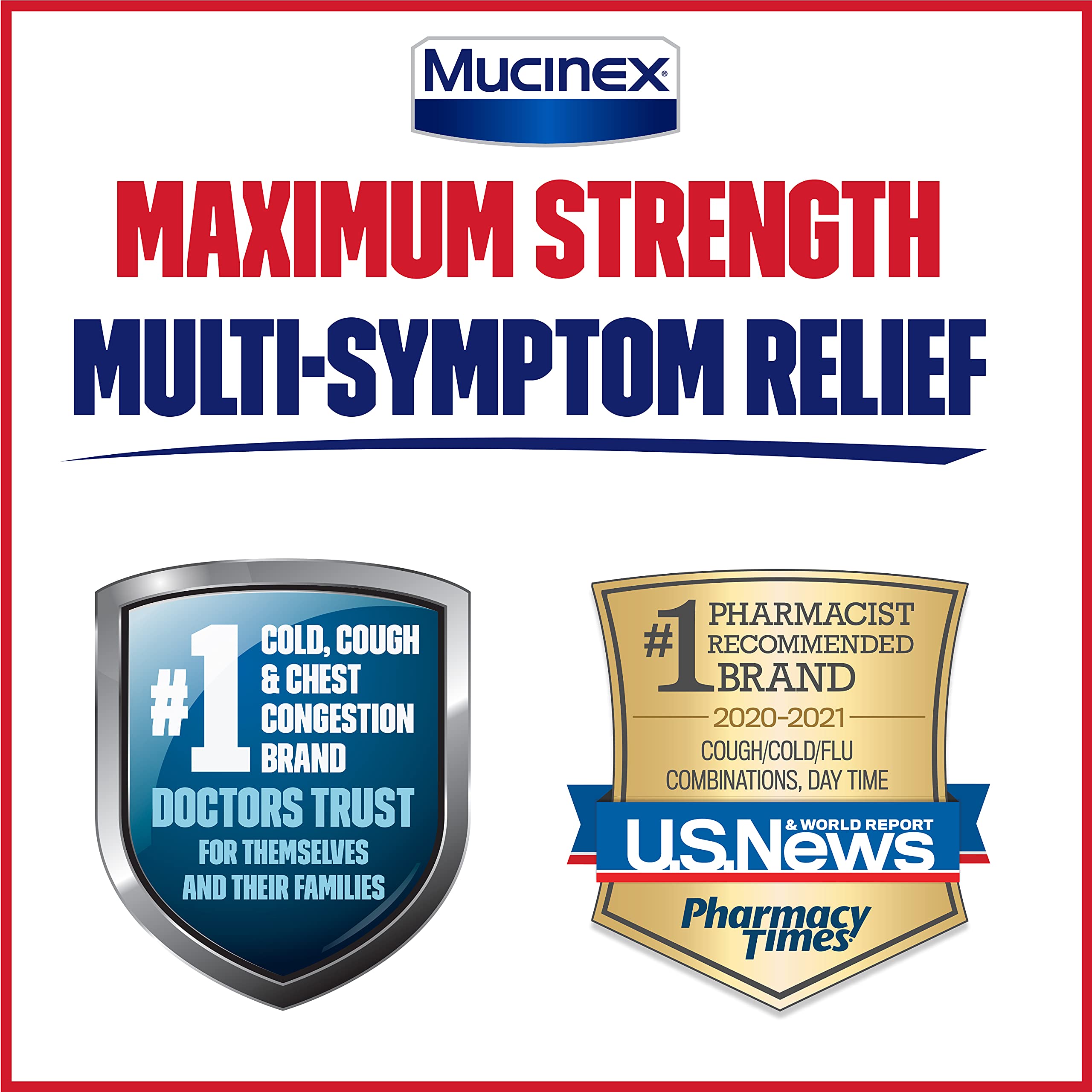 Maximum Strength Mucinex Fast-Max Day Time Severe Congestion and Cough & Night Time Cold & Flu Multi Symptom Relief Caplets - 40 Count (Pack of 4)