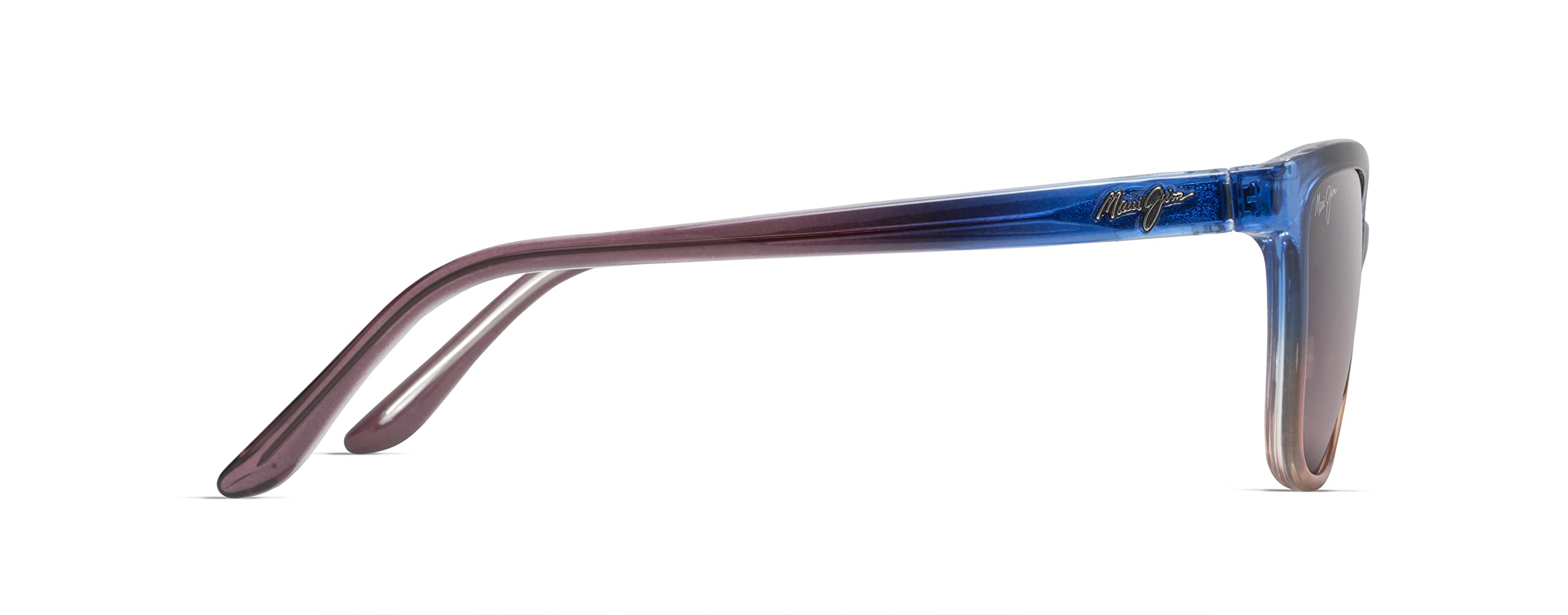Maui Jim Women's Honi Polarized Cat Eye Sunglasses, Sunset/Maui Rose®, Small