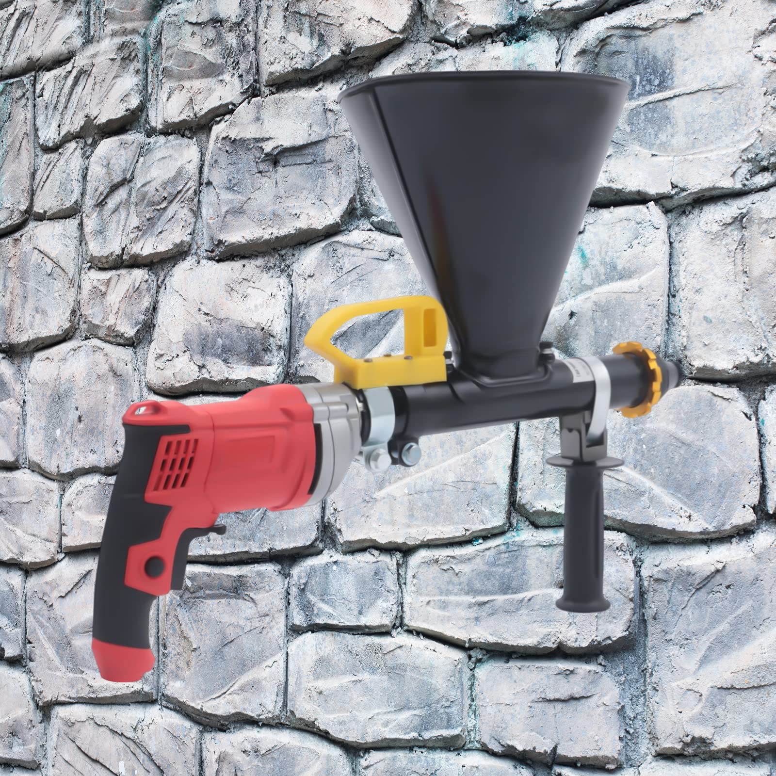 LYNICESHOP 700W Electric Mortar Grout Tuck Pointing Machine, Efficient Tile Brick Stone Tools Gap Grouting Machine Sprayer Stone Cement Caulking Pointing Brick Tile Grouting Mortar