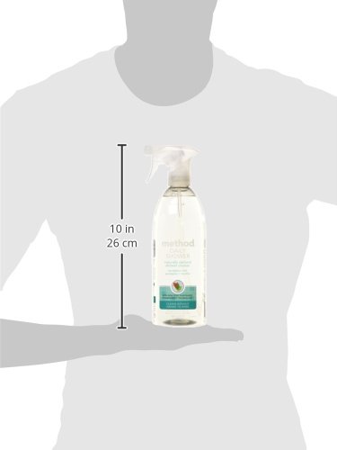 Method Daily Shower Cleaner Spray, Plant-Based & Biodegradable Formula, Spray and Walk Away, Eucalyptus Mint Scent, 28 Fl Oz, (Pack of 8), Packaging May Vary