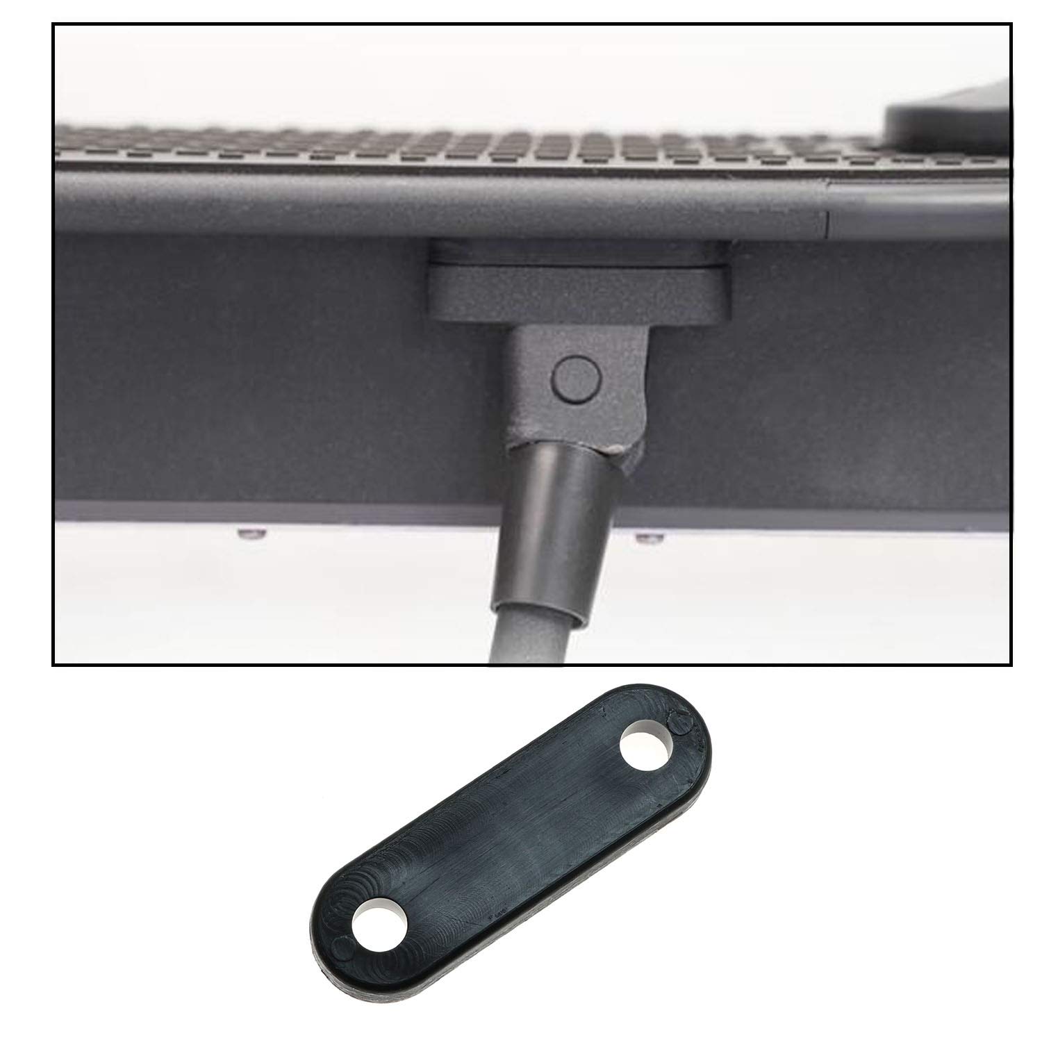 Maxmoral 1Set Scooter Accessories Upgrade Wheel Rear Fender Bracket Gasket for Xiaomi M365 Electric Scooter Black