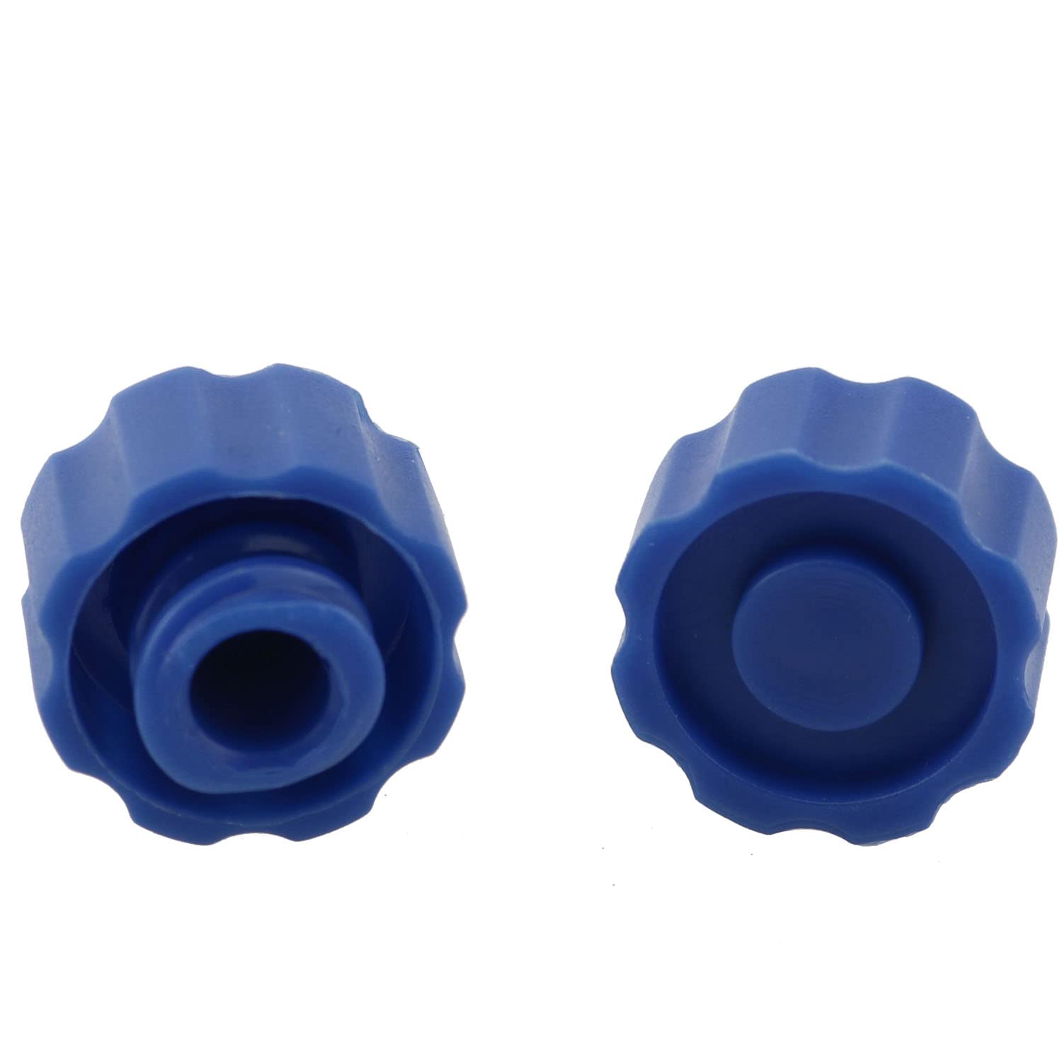 YHXiXi 42PCS Simple Blue Syringe Tip Gailur Lock Cap Easy Grip Syringe Tip Cap Syringe Tip Caps No Needle Luer Lock Cap for Feeding Tubes Lab Supplies, Blue