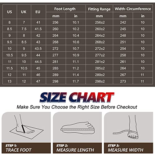 R CORD Snow Boots for Men Mens Snow Boots Mid Calf Winter Boots Lace Up Outdoor Duck Boots Snow Boots for Men Brown Size 11
