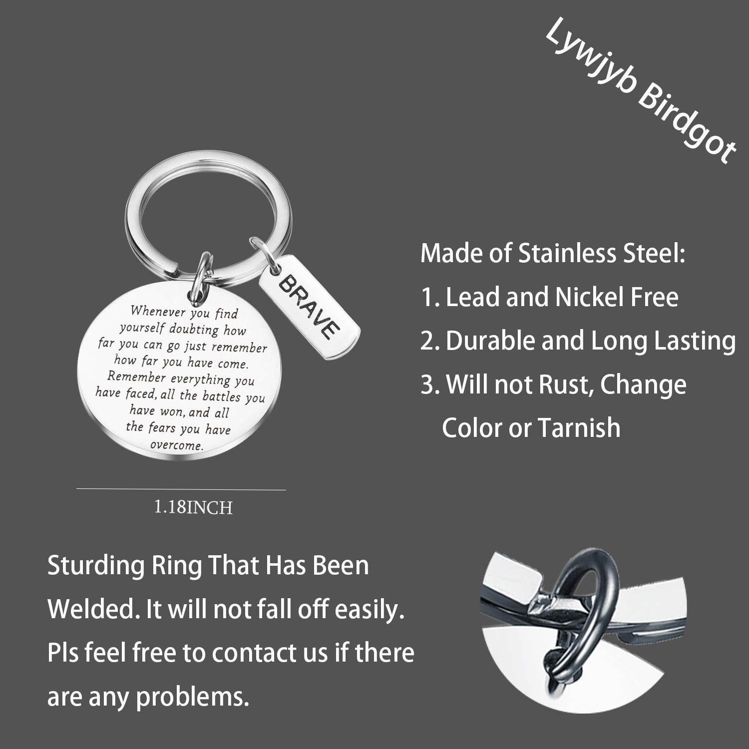 Lywjyb Birdgot Recovery Gift Sympathy Gift Stay Strong Gift Sobriety Gift Post Surgery Gift Addiction Recovery Gift Warrior Gift Cancer Survivor Gift AA Gift