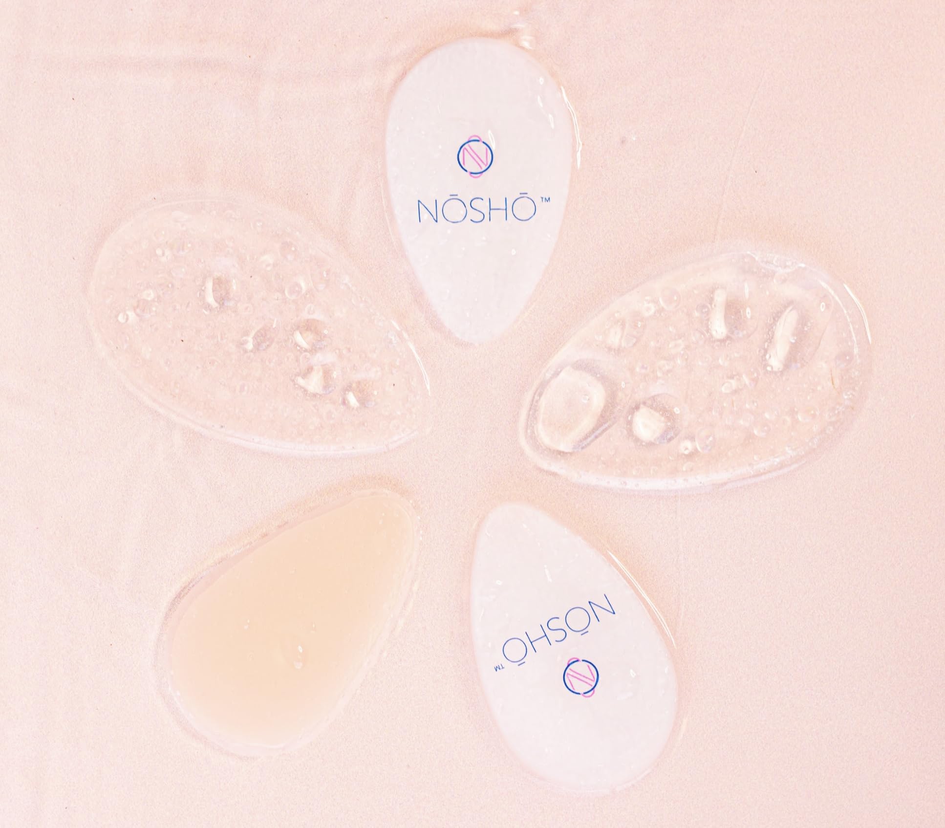 NŌSHŌ Quickie- 3 Pack- Camel Toe Concealer Reusable Invisible Adhesive Silicone for Women Leggings Swimwear Activewear,White,Small