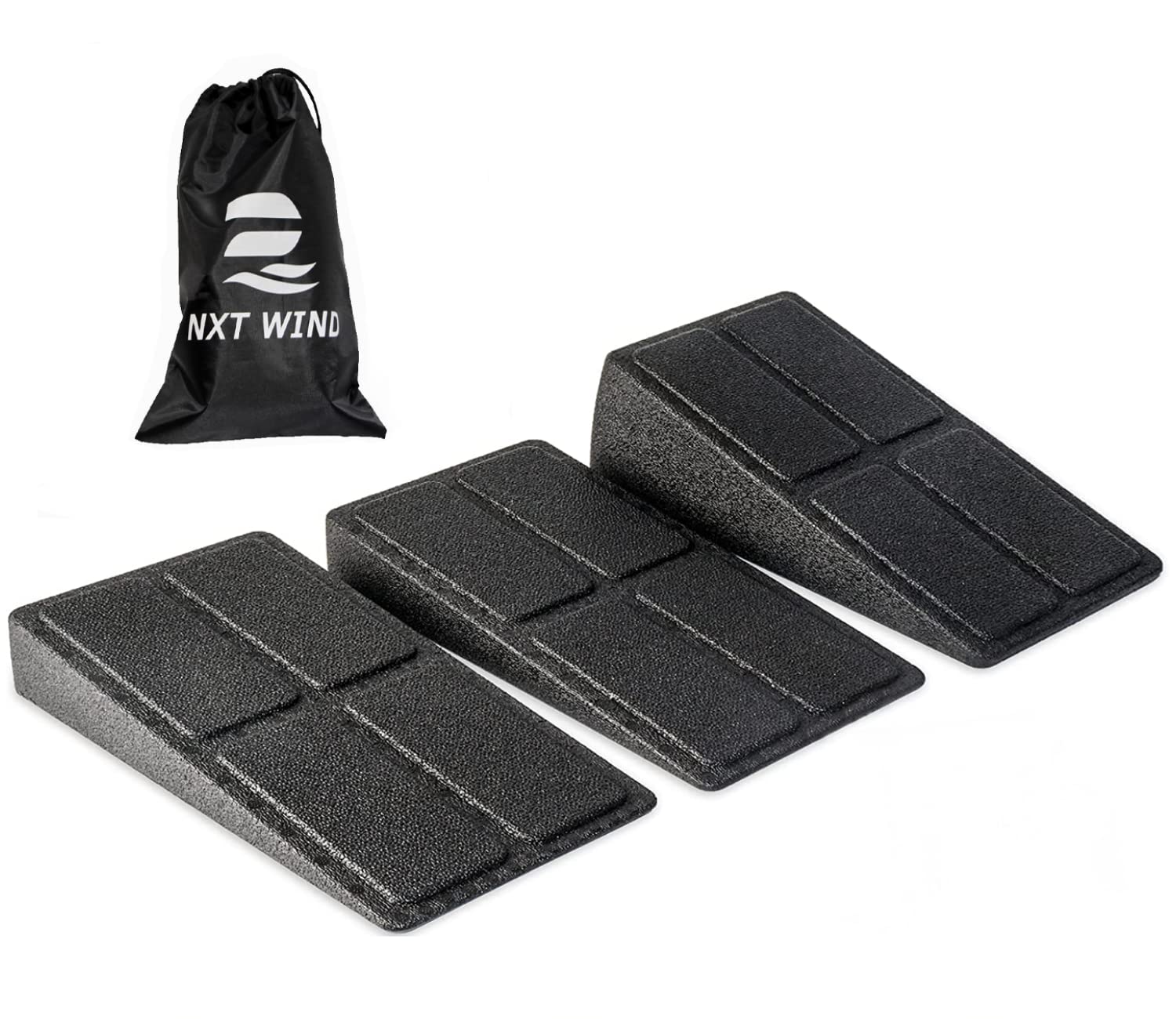 Squat Wedge Block Non Slip Professional Slant Board for Calf Stretching from NXT WIND, Adjustable Angles Knees Over Toes Equipment, Squat Ramp Foot Wedges for Squats Yoga Wedge Great for Exercise