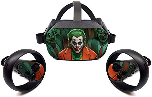 Oculus Quest VR Headset Skin sticker Crazy Man Vinyl Decal for Headset and Controller by ok anh yeu