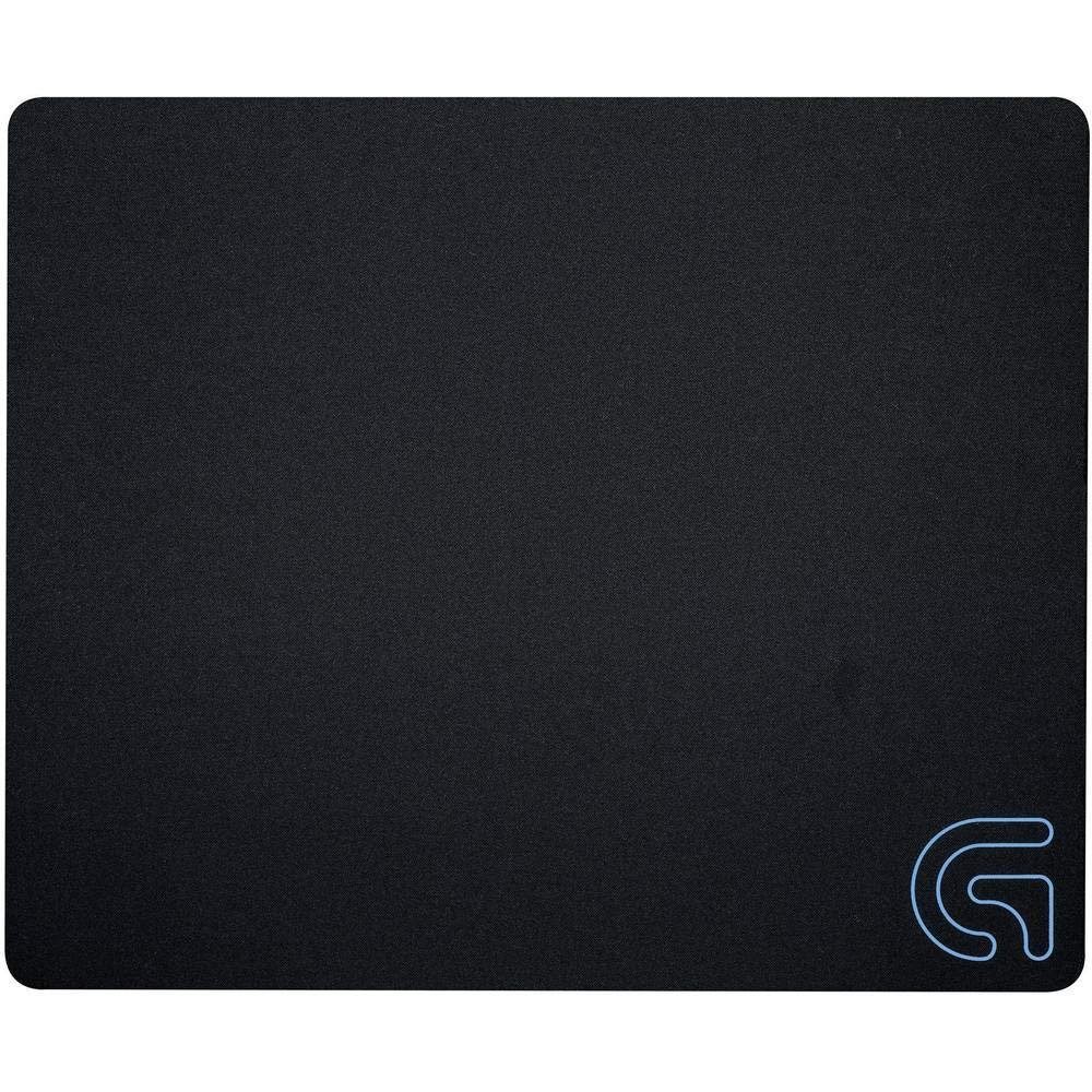Logitech G240 Cloth Gaming Mouse Pad, 340 x 280 mm, Thickness 1mm, Moderate Surface Friction, Consistent Surface Texture, Stable, Comfortable Rubber Base, Rollable - Black