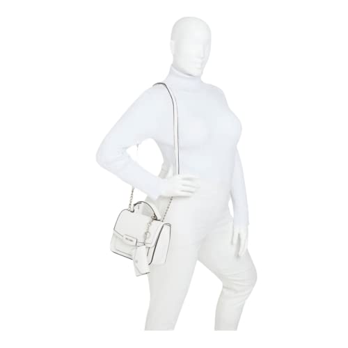 Steve Madden Bluccus Top-Handle with Logo Hang Off White Solid One Size