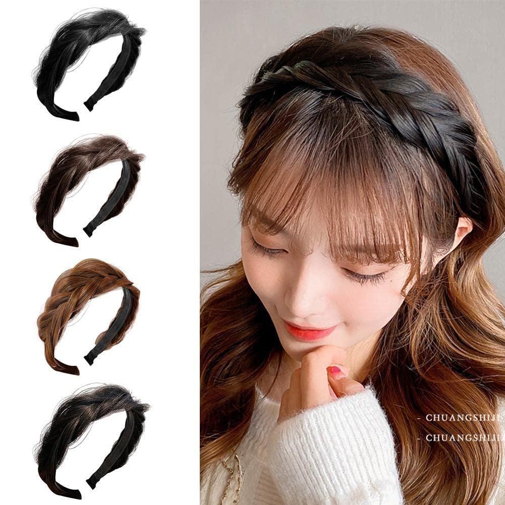 Twisted Braided Headband Simulation Hair Band Fishbone Braid Style Headwear Accessories Hairdband Fashion Ladies
