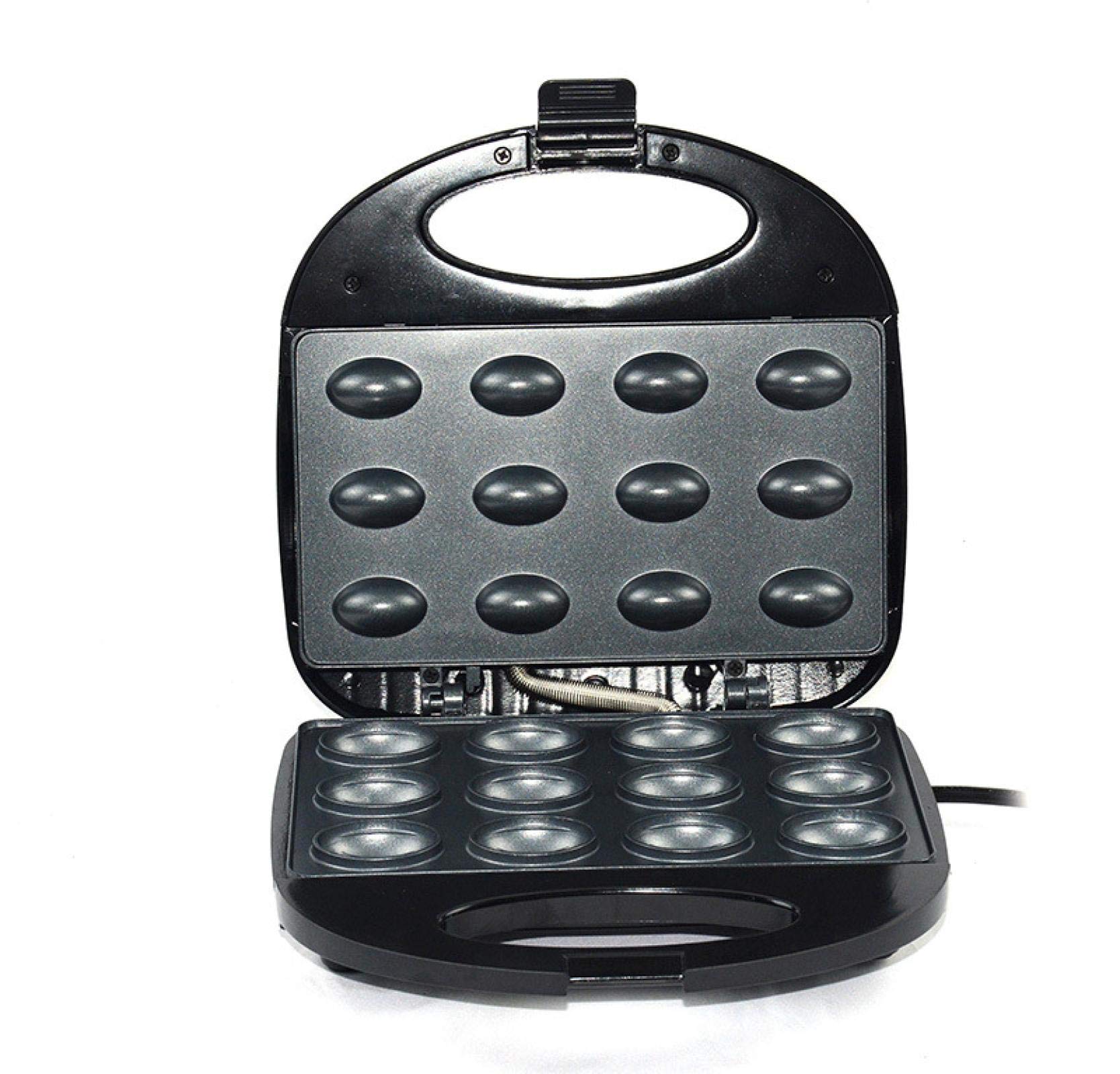 sandwich maker toastie, 750W Electric Walnut Cake Maker, Automatic Mini Nut Waffle Bread Machine, Sandwich Iron Toaster Baking Breakfast Pan Oven