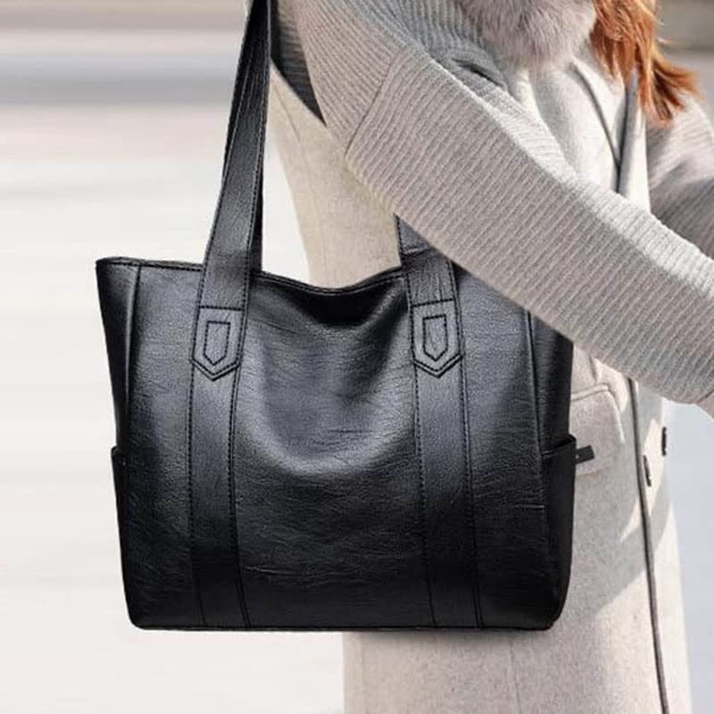 TFIIEXFL Bucket Bag Simple Tote Bag Shoulder Bag Shopping Tote Bag Simple for Work