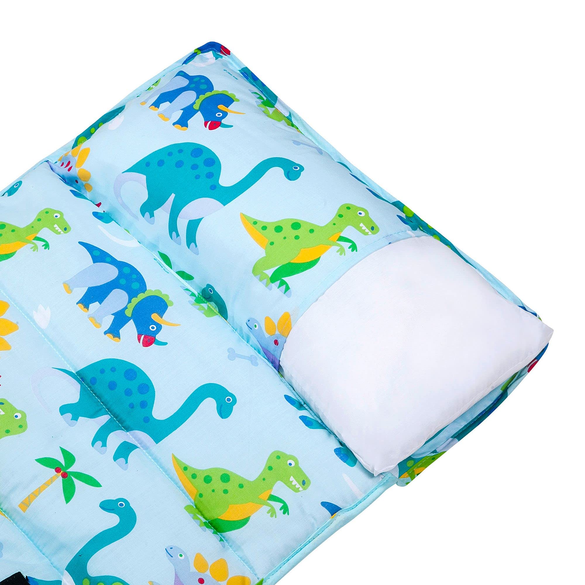 Wildkin Original Nap Mat Comes with Back-up Removable Pillow (Llamas and Cactus Pink)
