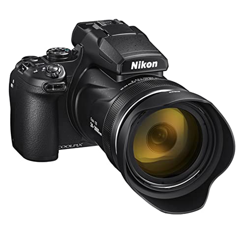 Nikon COOLPIX P1000 Bundle: 125x Optical Zoom, 4K Video, 64GB Card, Bag, Tripod, Filter Kit, Battery - Perfect All-in-One Package for Photographers & Creators