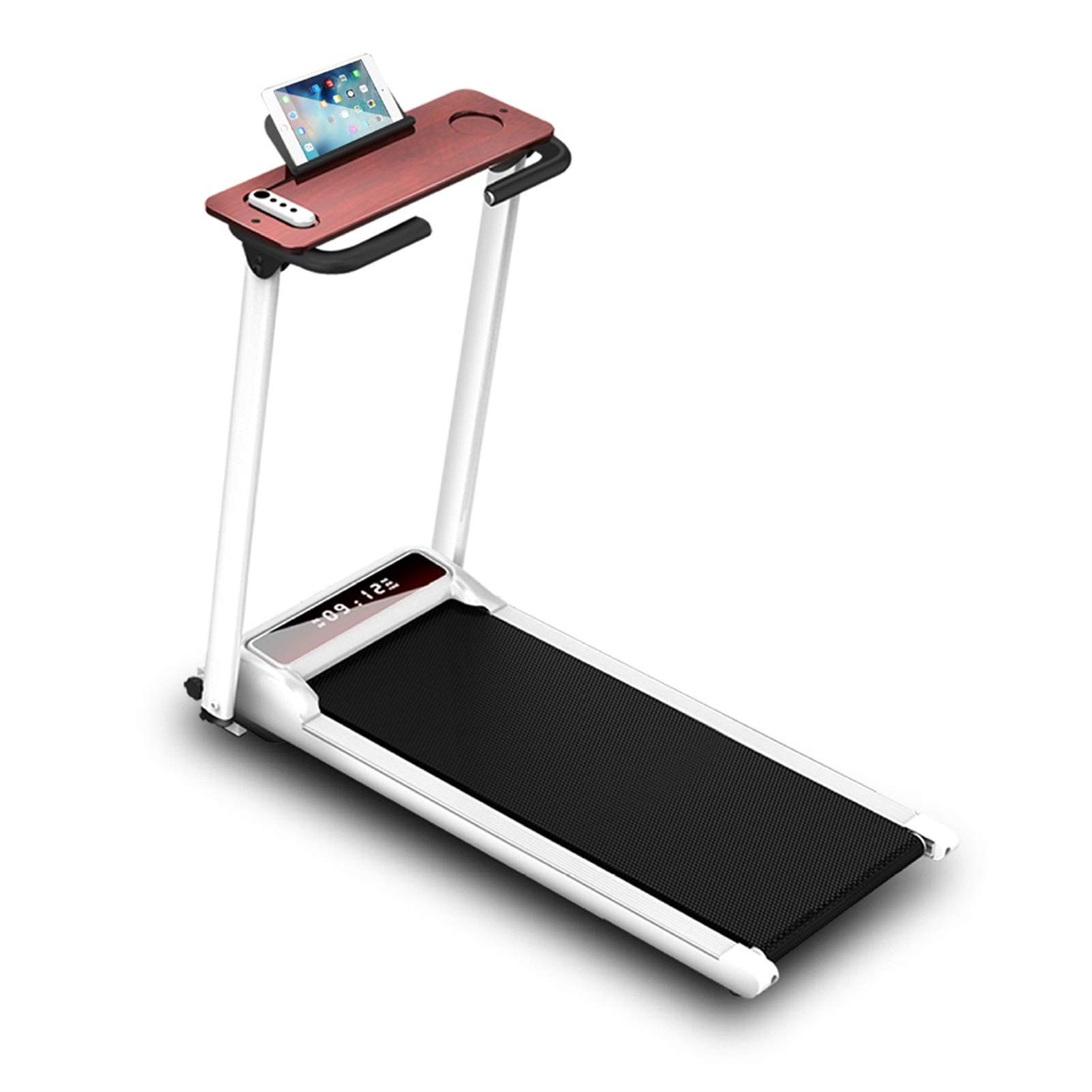 MGIZLJJ Electric Treadmill Household Space Saving Folding and Walking Treadmill
