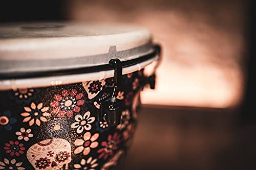 Meinl Percussion Djembe Hand Drum Circle Instrument with Synthetic Shell and Head, Alpine Series β NOT Made in China β Easy Tuning, 2-Year Warranty (ADJ12-SI)