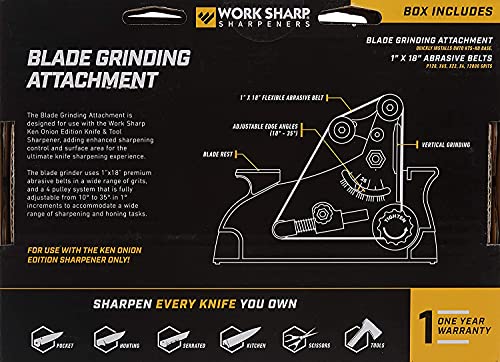 Work Sharp WSSAKO81112 Blade Grinder Attachment for Ken Onion Edition Knife and Tool Sharpener