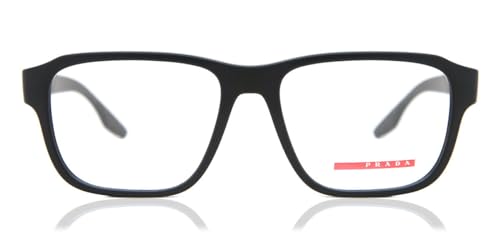 PRADA LINEA ROSSA PS 04NV - DG01O1 Eyeglass Frame BLACK RUBBER w/DEMO LENS 54mm