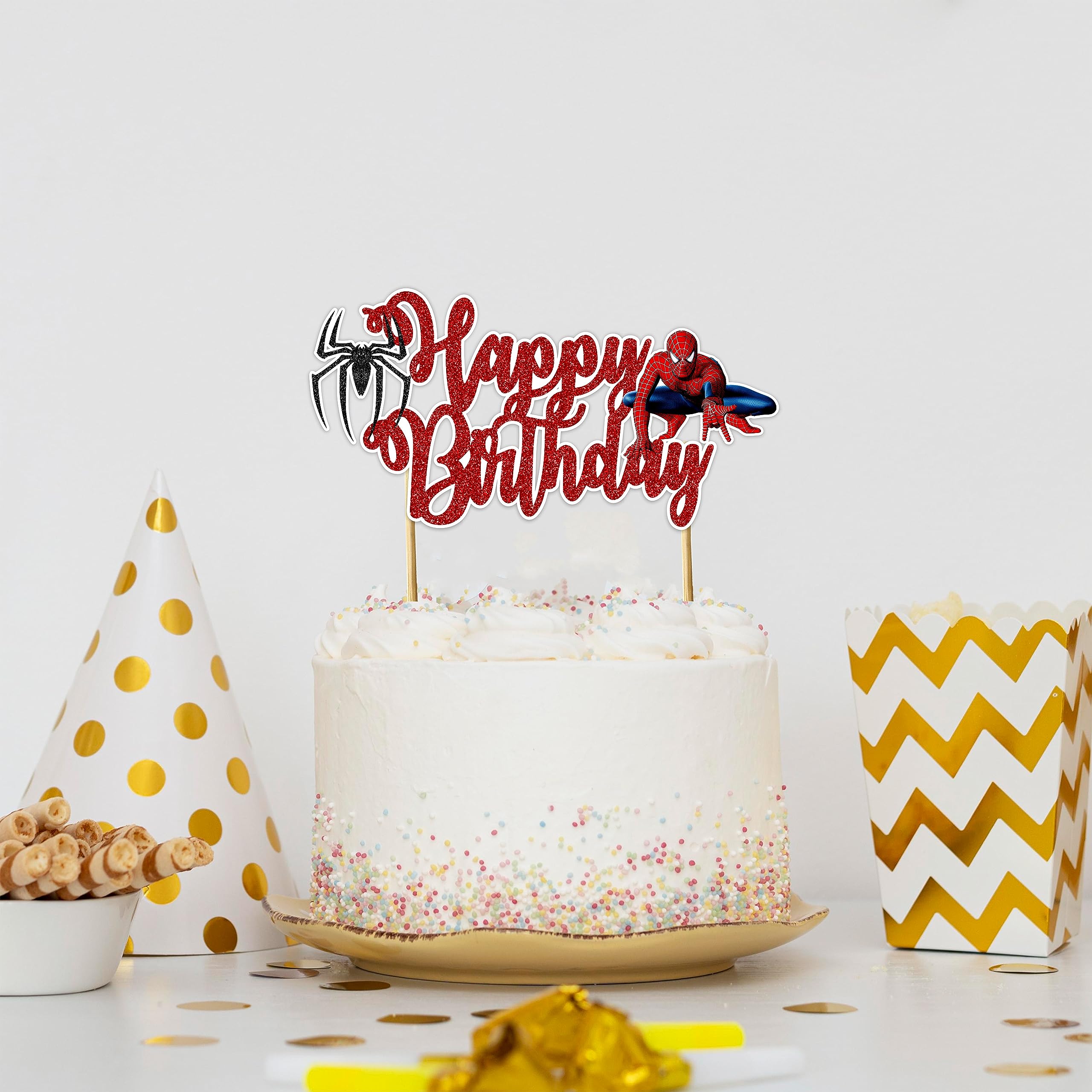 Seyal® Spidrman Happy Birthday Cake Topper
