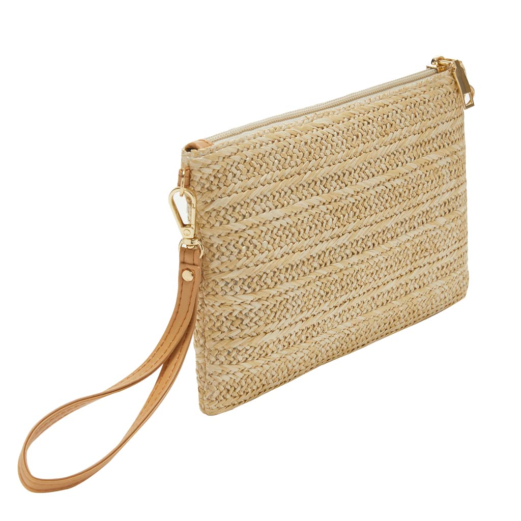 SINGBO Crossbody Summer Bag for Women Beach Straw Purse with Strap