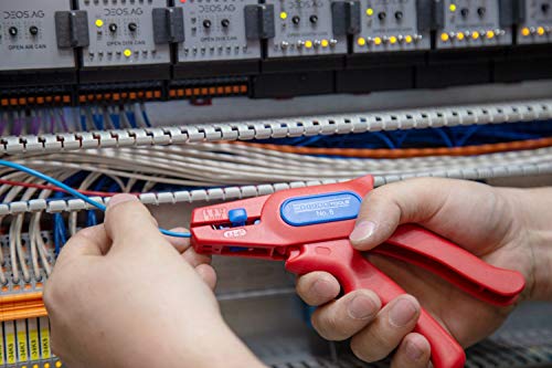 WEICON No. 6-Automatic Wire Stripper/Approval up to 1000 Volt/VDE-Tested/Stripping Tool/Stripping Tool for Round Cables 24-10 AWG (0.2-6 mm squared)