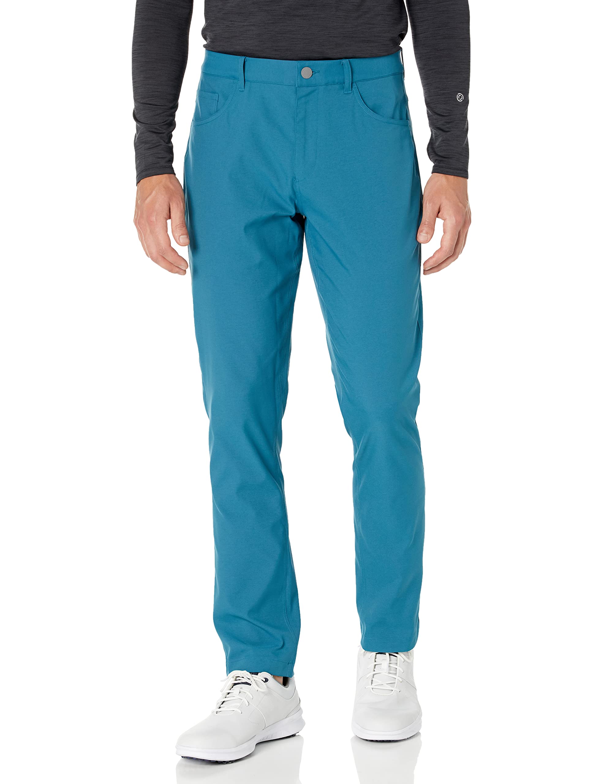 PUMA GOLF mens Jackpot 5 Pocket 2.0 Golf Pants, Blue Coral, 38W x 30L US