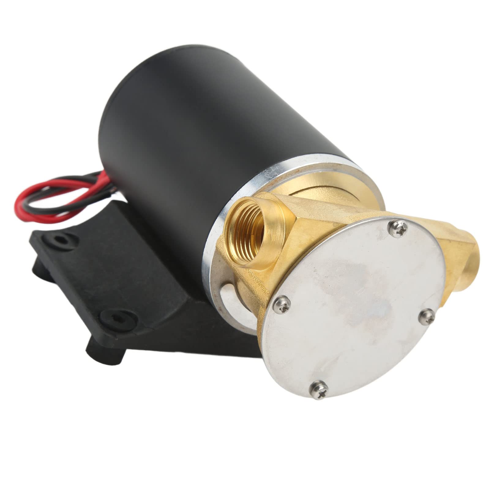 Raguso Boat Bilge Pump, Convenient Manipulation 6GPM Long Life Span Liquid Delivery Flush Pump Self Priming Impeller Bilge Pump for Liquid Transfer(#1)