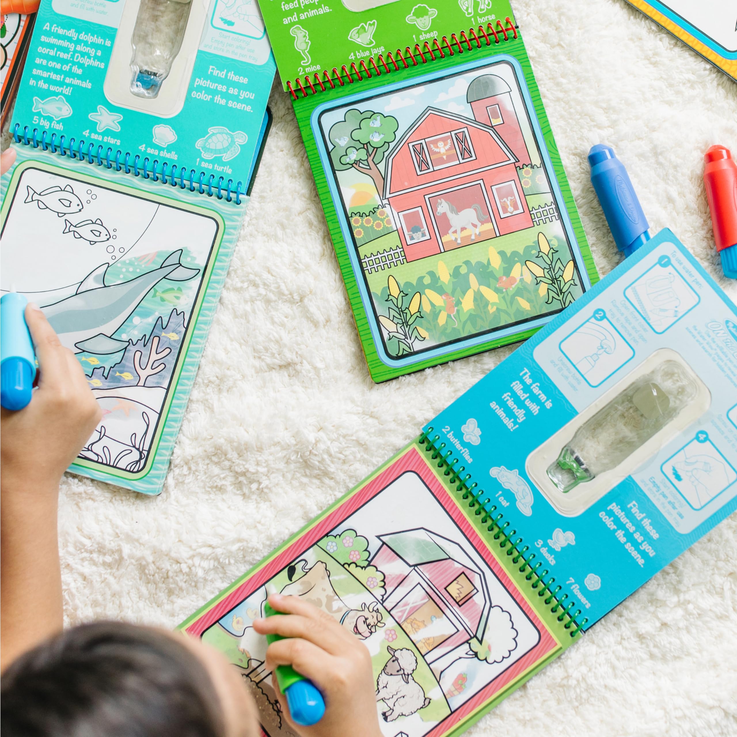 Melissa & Doug Water Wow Bundle - Dinosaur, Adventure & Animals