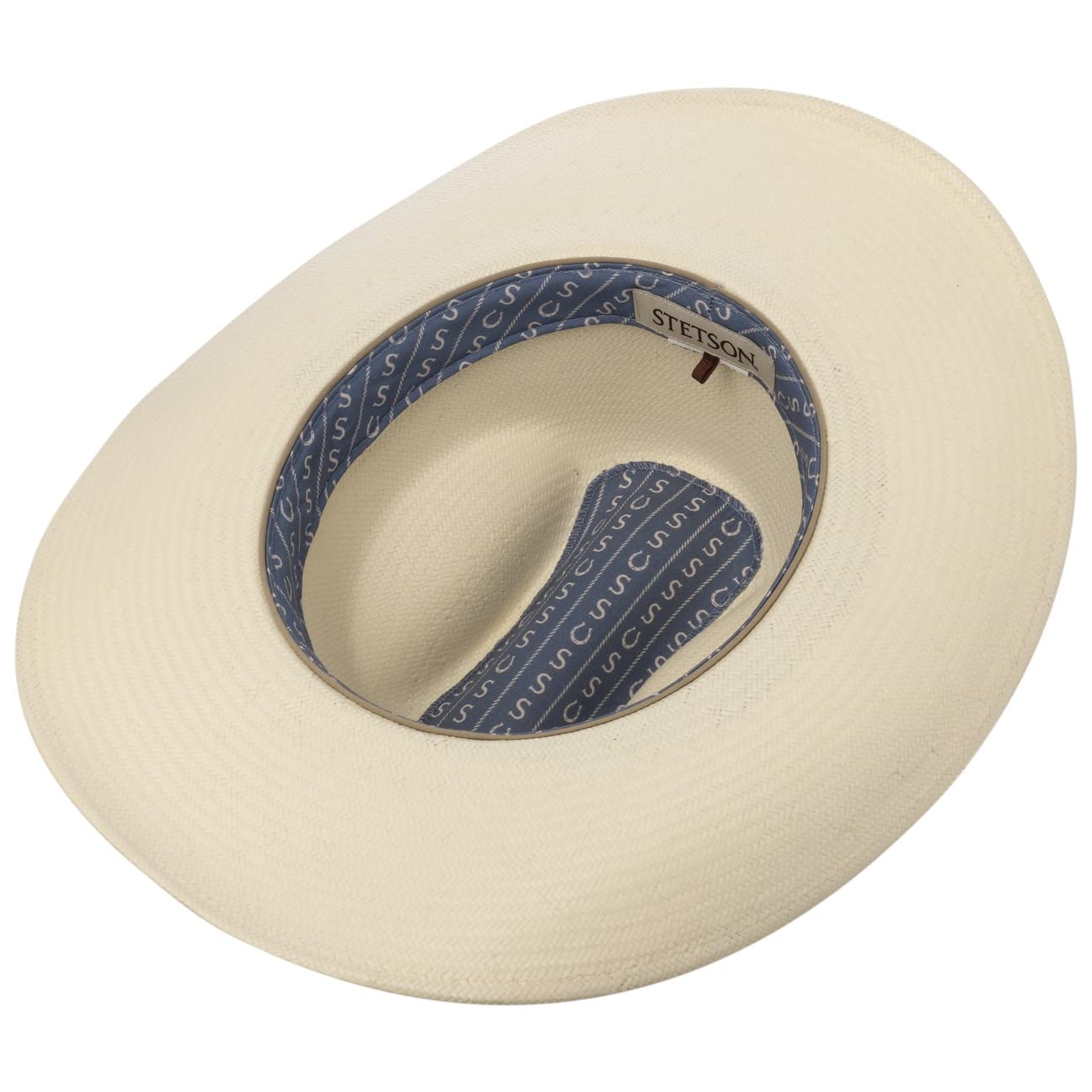 Stetson Edcouch Western Toyo Straw Hat Men Nature 7 1/4-7 3/8