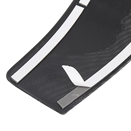 X AUTOHAUX 1 Pair Safety Belt Button Cover Trim for Dodge Challenger 2015-2021 Carbon Fiber Pattern Black Decoration Sticker