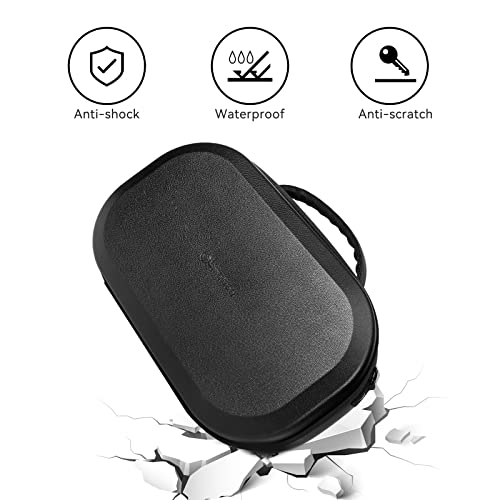 Smatree Carry Case and Elite Strap with 5000mah Battery Combination, Compatible for Quest 2 Official and Other Elite Strap, Large Storage Space, Protect VR Headset, Controllers and Accessories